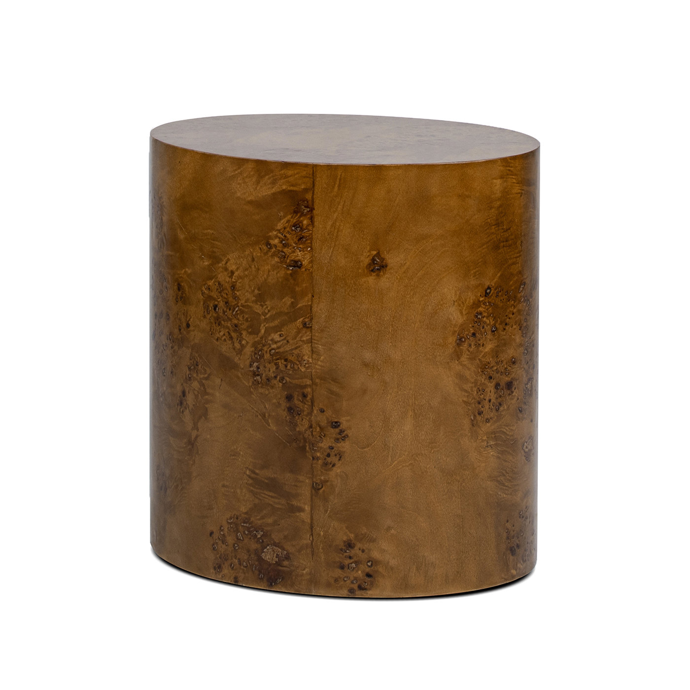 Millwood Pines Gessel 20" Accent Oval Pillar Side Table | Wayfair